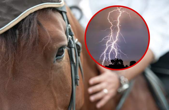 Perugorría: murió un hombre y su caballo por el impacto de un rayo