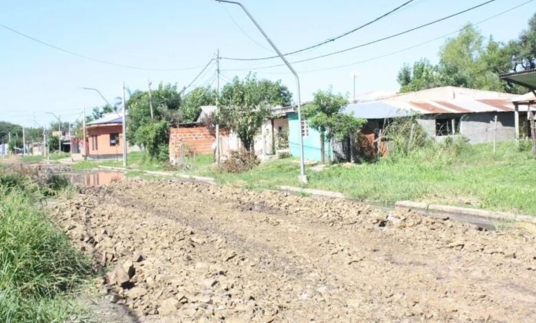 Colocan ripio en calle del barrio Recodo – Mercedes Corrientes